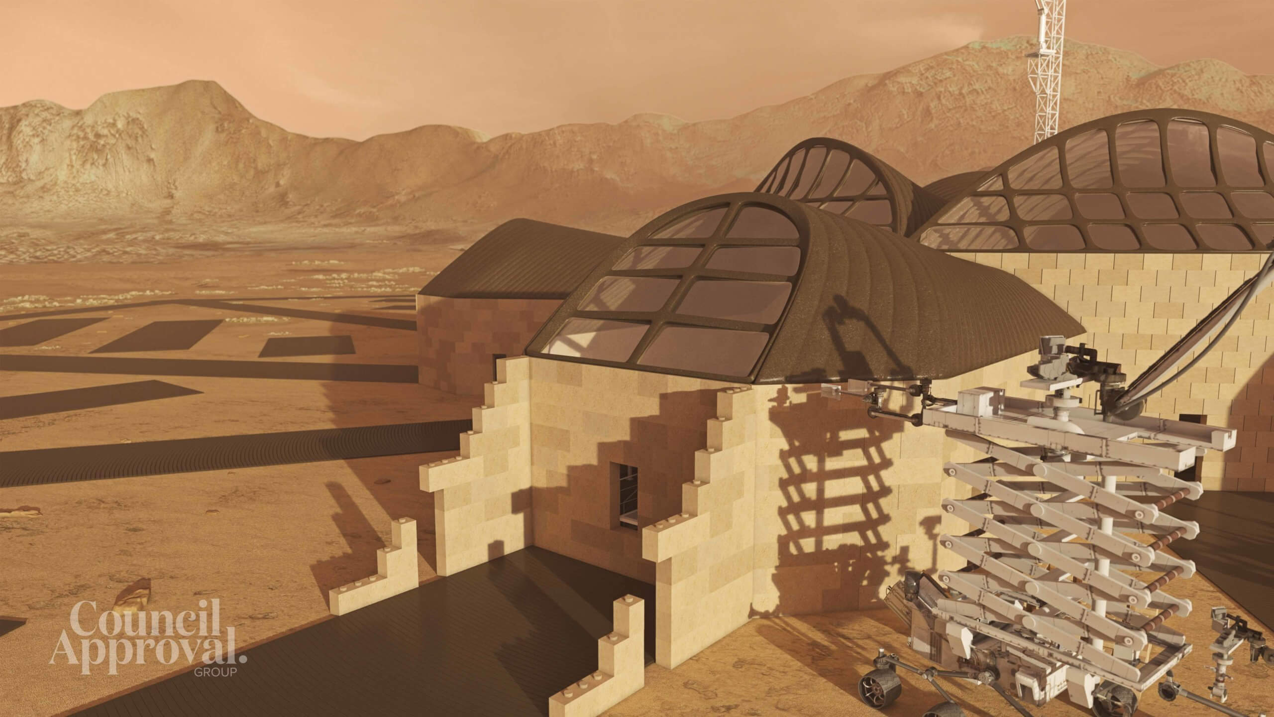 Mars City Design Competition - Architect Winner - Council Approval Group
