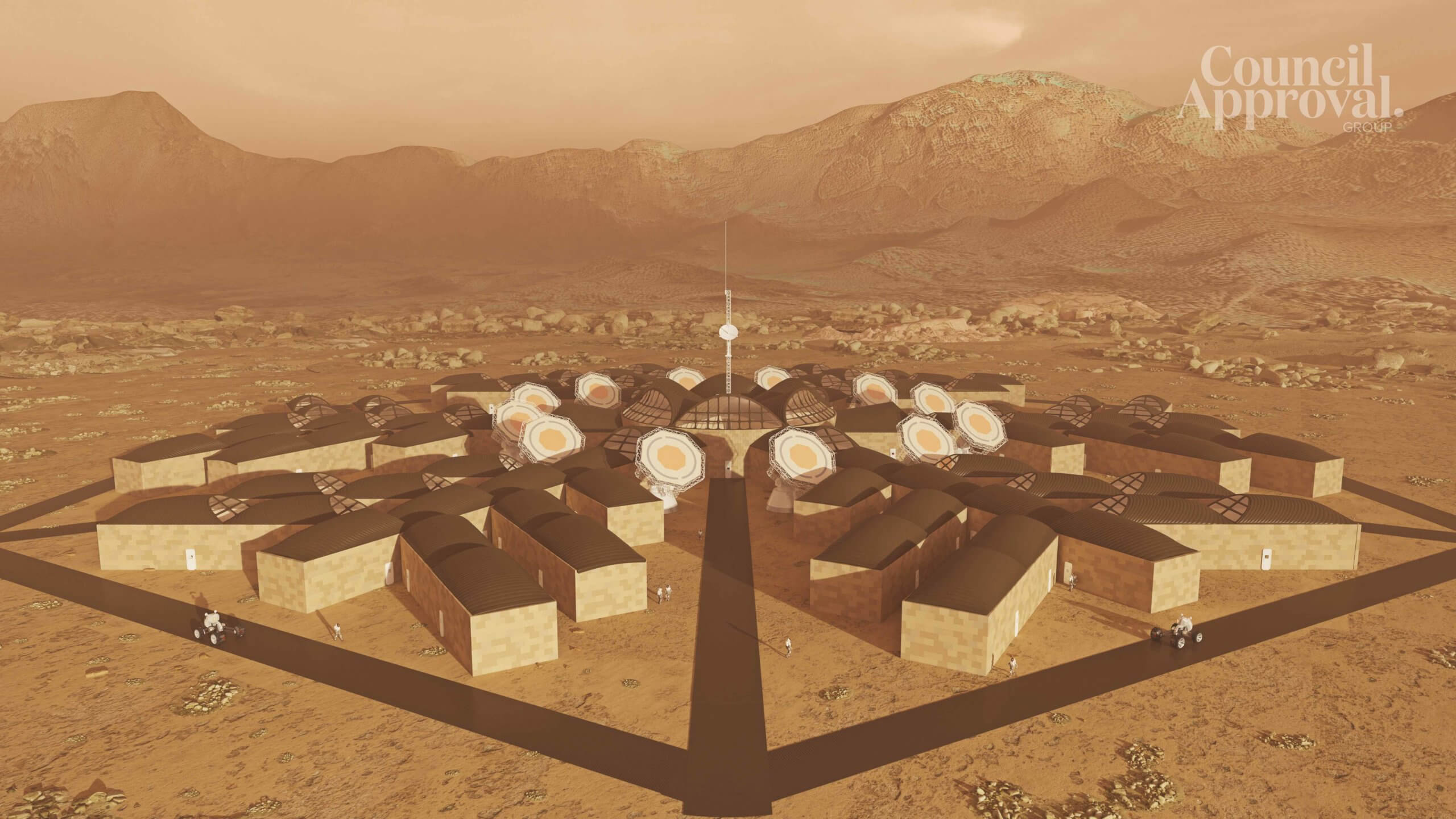 Mars City Design Competition - Architect Winner - Council Approval Group